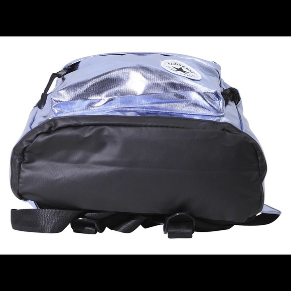 Converse | Bags | Nwt Converse All Star Metallic Backpack Light Blue ...